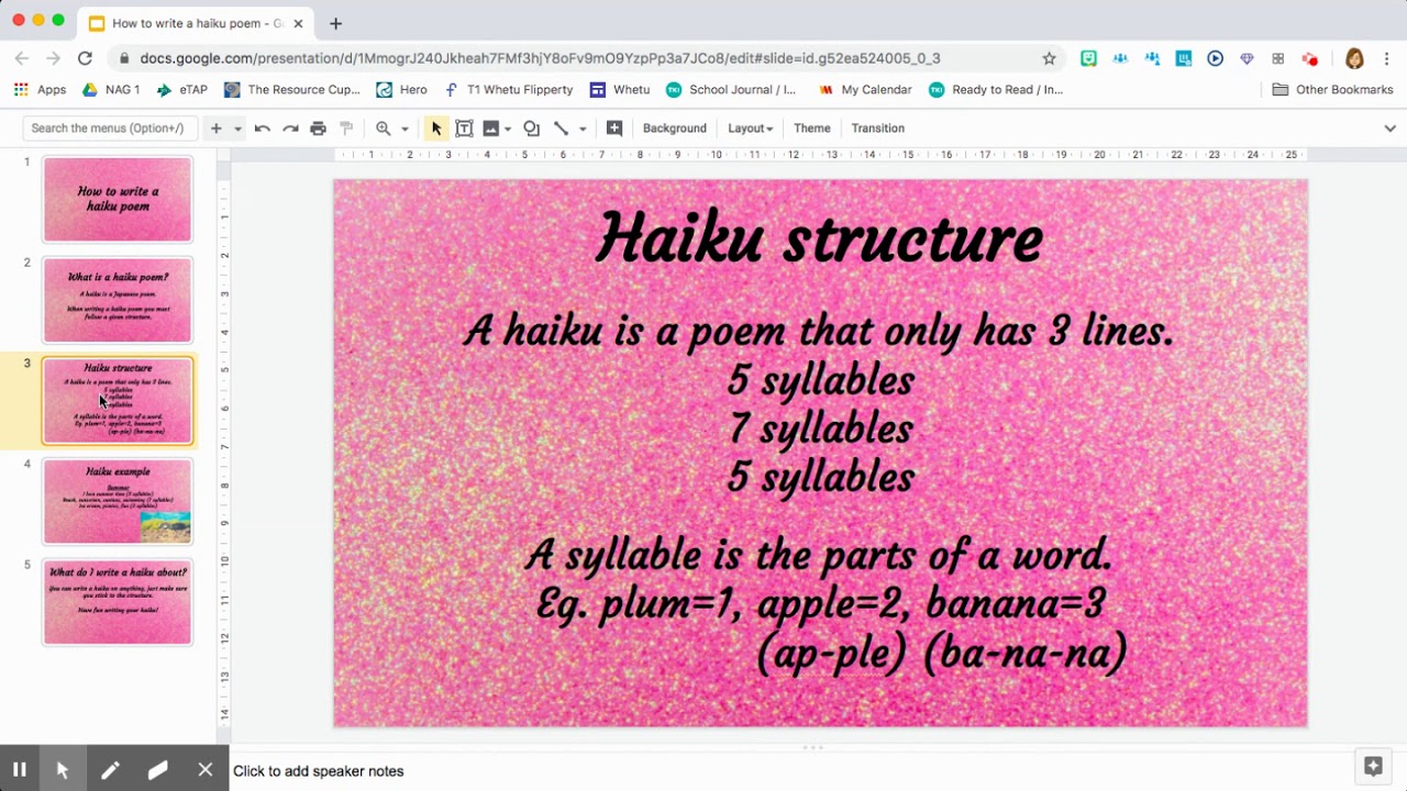 How to write a haiku poem - YouTube