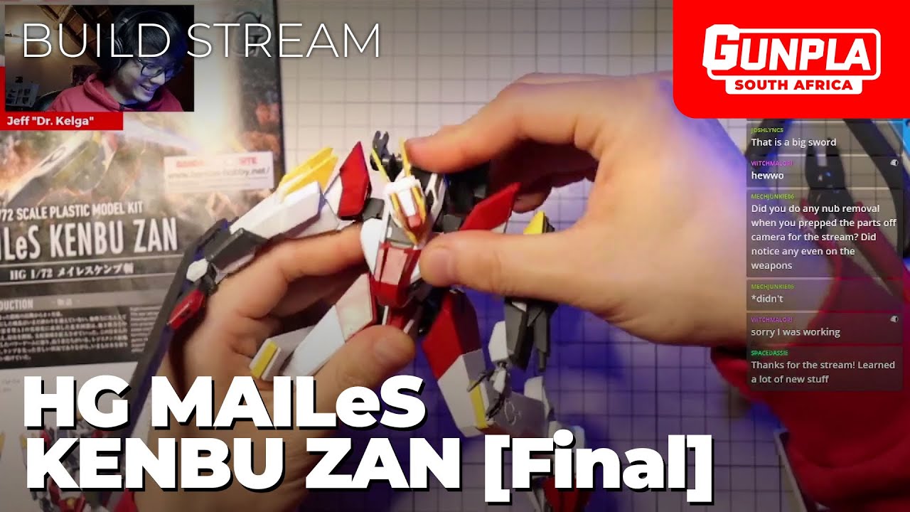 Let's Build! HG MAILeS KENBU ZAN [Final] - YouTube