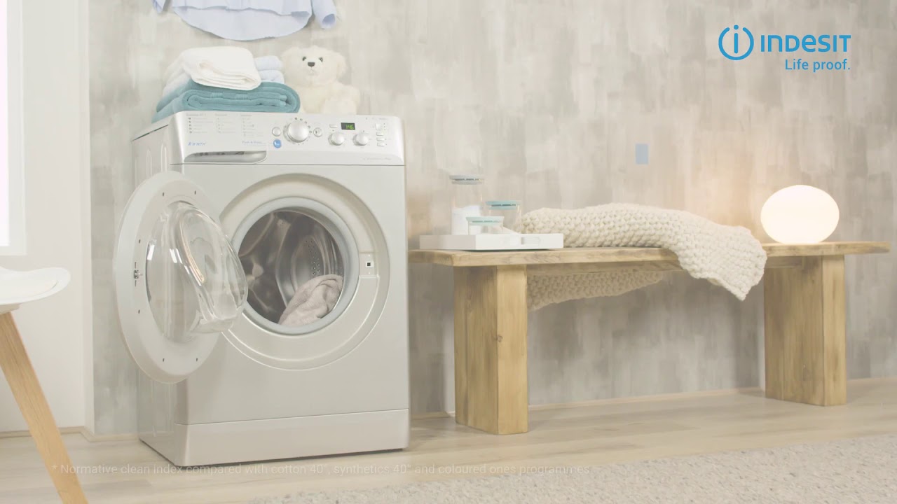 Indesit 1200 Spin 6kg BWSC61252WUK Innex White Washing Machine - YouTube