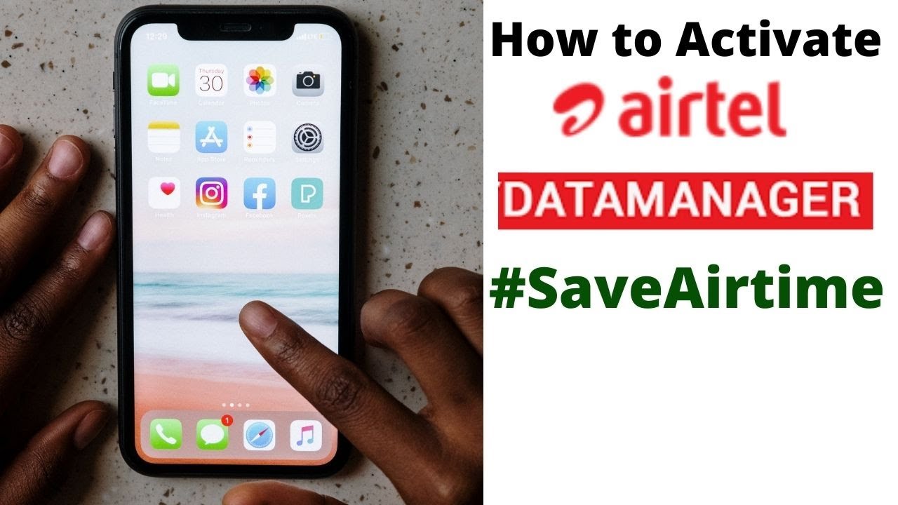 How To Activate Data Manager On Airtel Line - YouTube