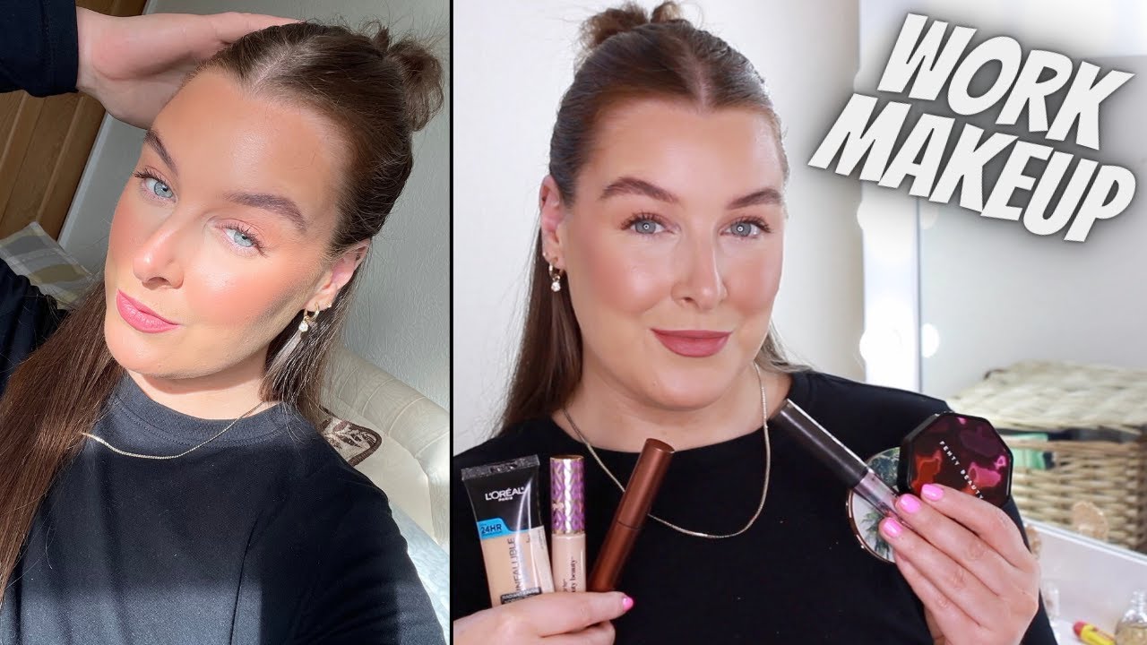 Work Makeup PLUS Time Saving Makeup Tips - YouTube