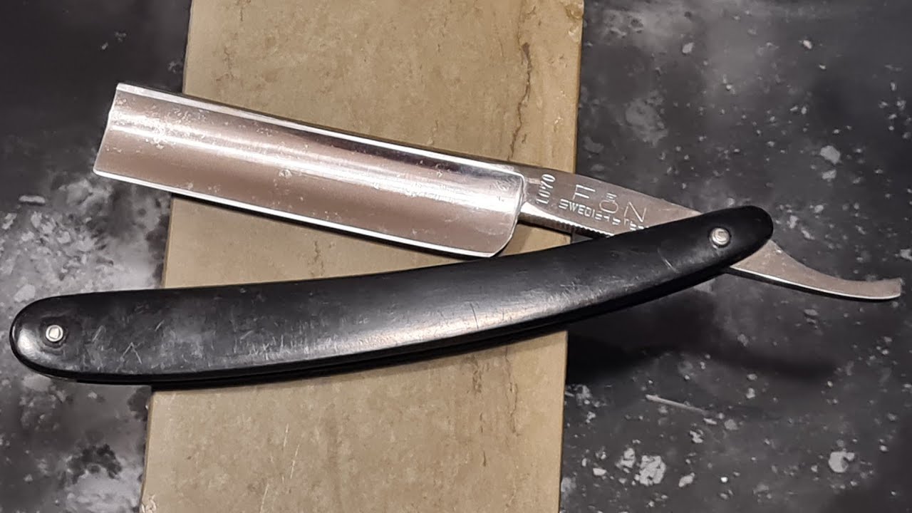 FEON Japanese Straight Razor Honing Restoration - YouTube