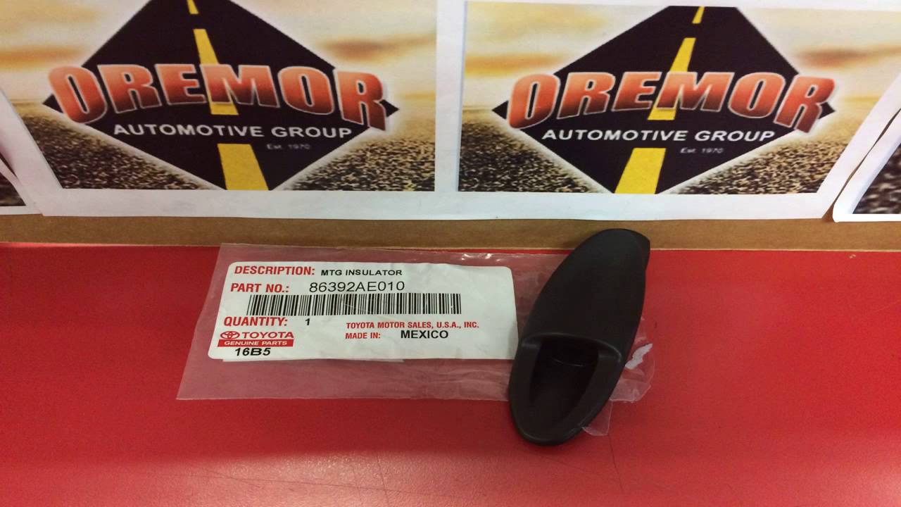 Genuine Toyota 86392 AE010 Antenna Ornament - YouTube