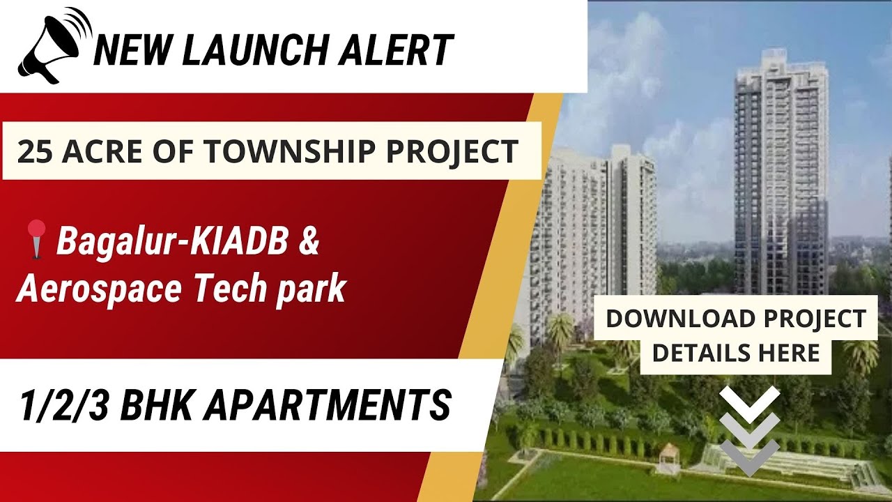 New Launch at KIADB & Aerospace Tech park | 1,2 & 3 BHK Apartments | ☎ ...