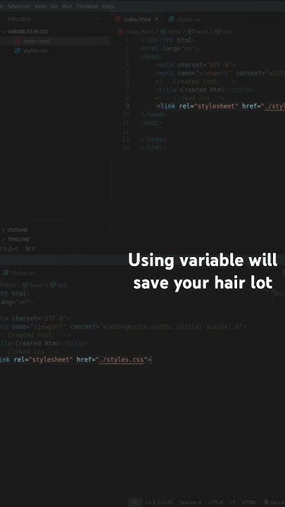 See how using variables will make you a pro CSS user #css3 - YouTube