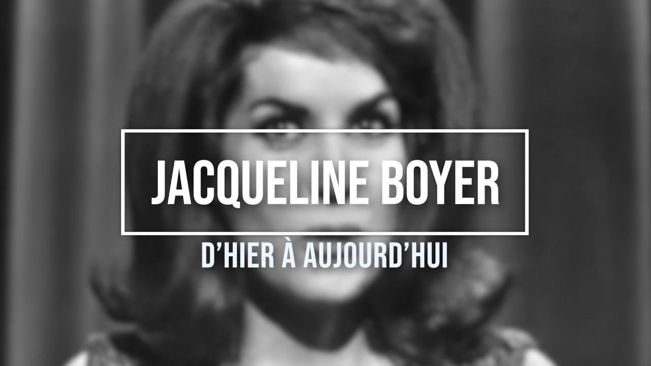 Jacqueline Boyer : D'hier à aujourd'hui (Interview inédite) - YouTube