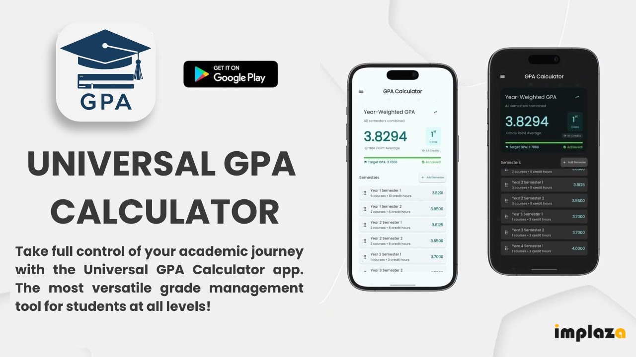 Universal GPA Calculator: Track & Improve Your Grades Easily - YouTube