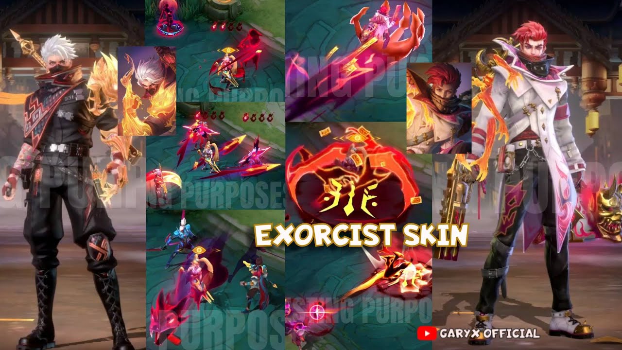 MLBB HAYABUSA EXORCIST SKIN || GRANGER EXORCIST SKIN || NEW SKIN MLBB ...
