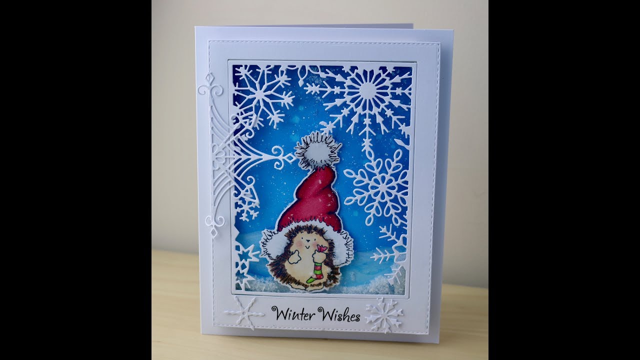 Santa's Hat Penny Black Coloring Tutorial - YouTube