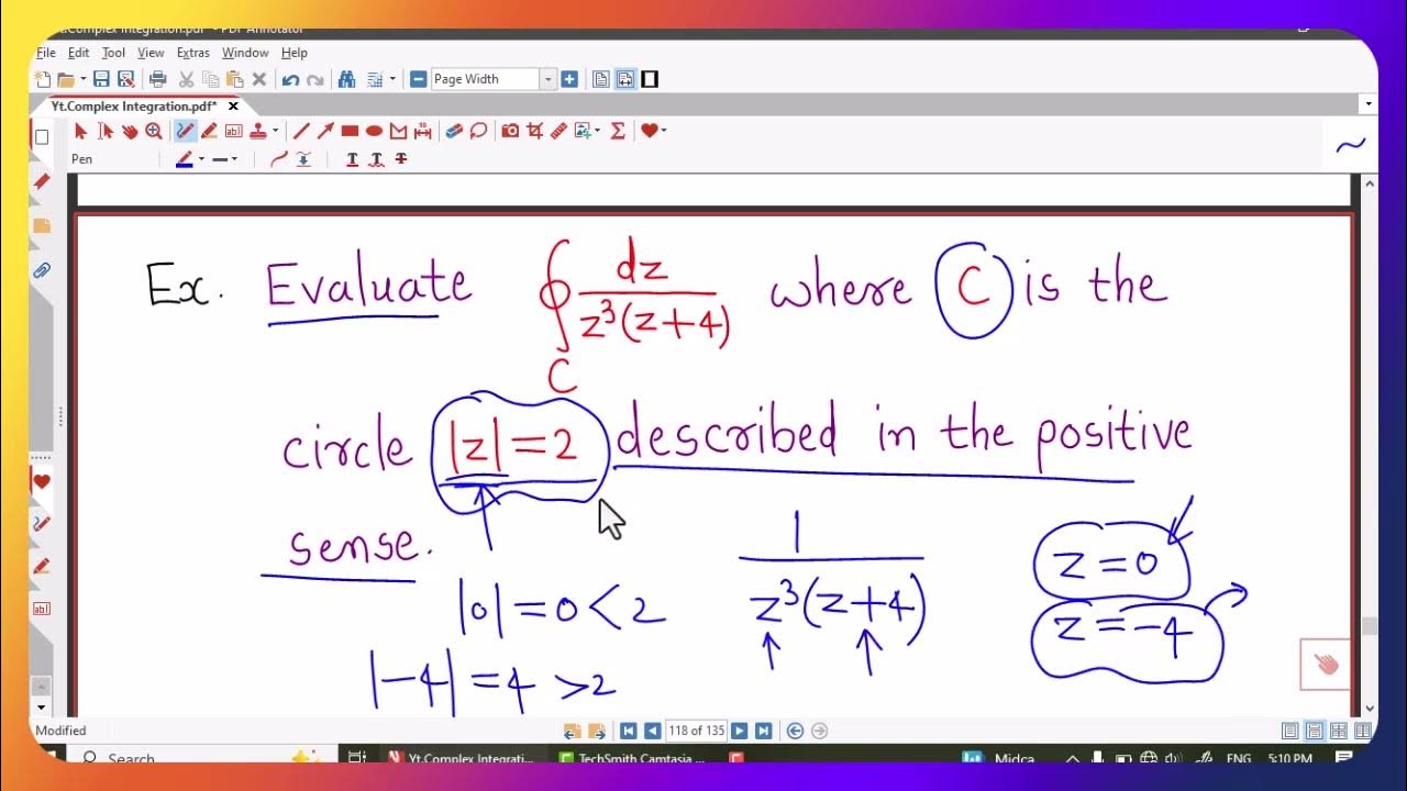 Lec22/Complex Integration/Extension of Cauchy Integral Formula/Examples ...