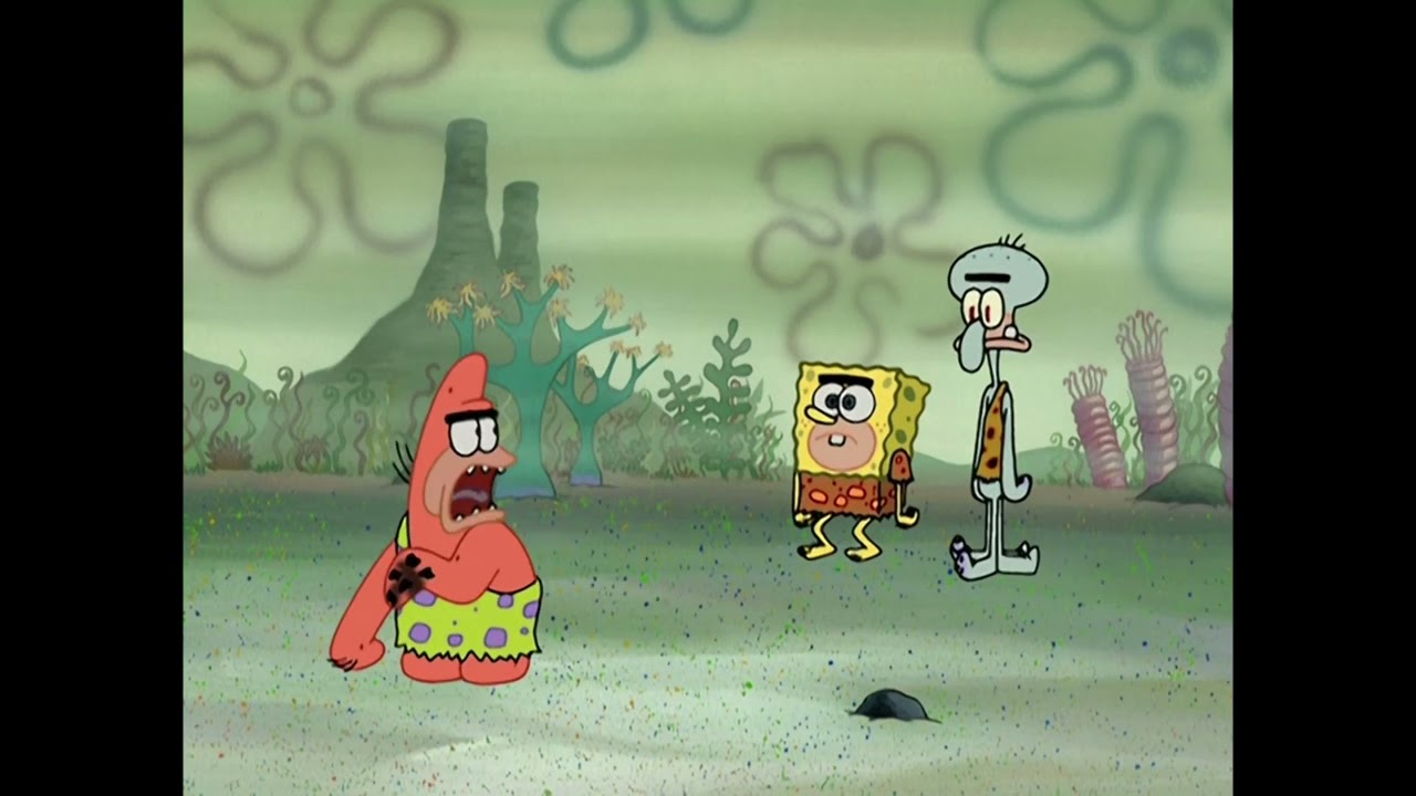 Patar Eating His Own Hand while Barking at SpongeGar and Squog for 10 ...