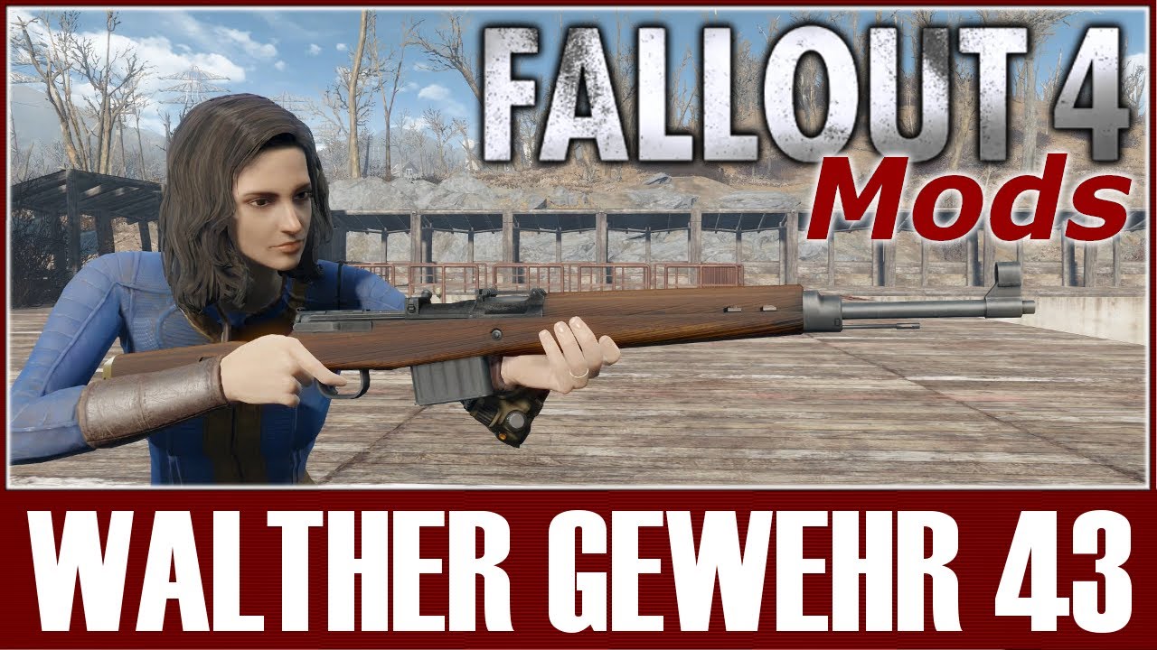 Fallout 4 Mods - Walther Gewehr 43 - YouTube