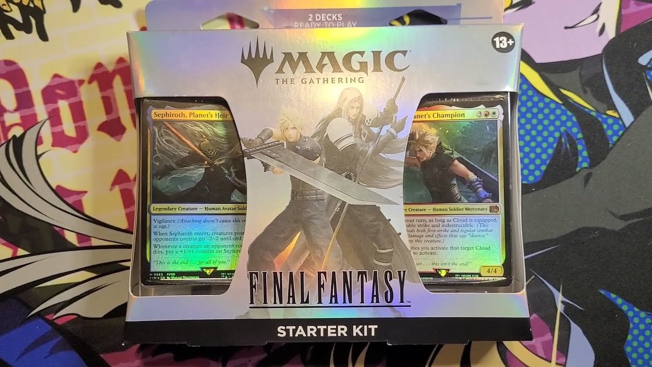 Magic The Gathering: Final Fantasy Starter Kit Box Opening - YouTube
