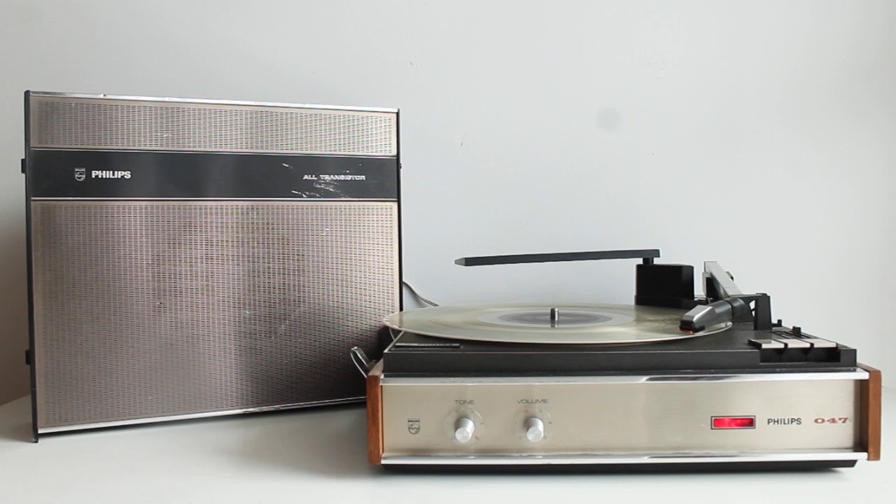 Philips Record Player GF 047 1968-1972 - YouTube