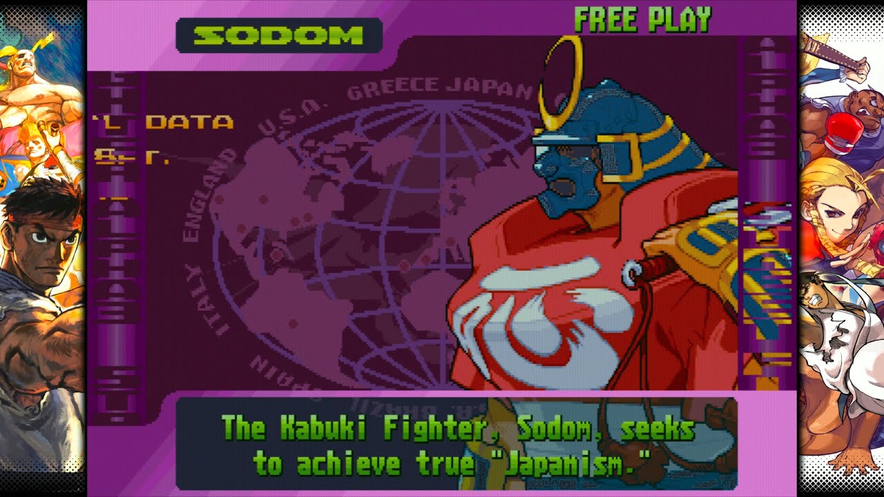 Capcom Fighting Collection 2 street fighter zero 3 ATÉ ZERAR COM SODOM - YouTube