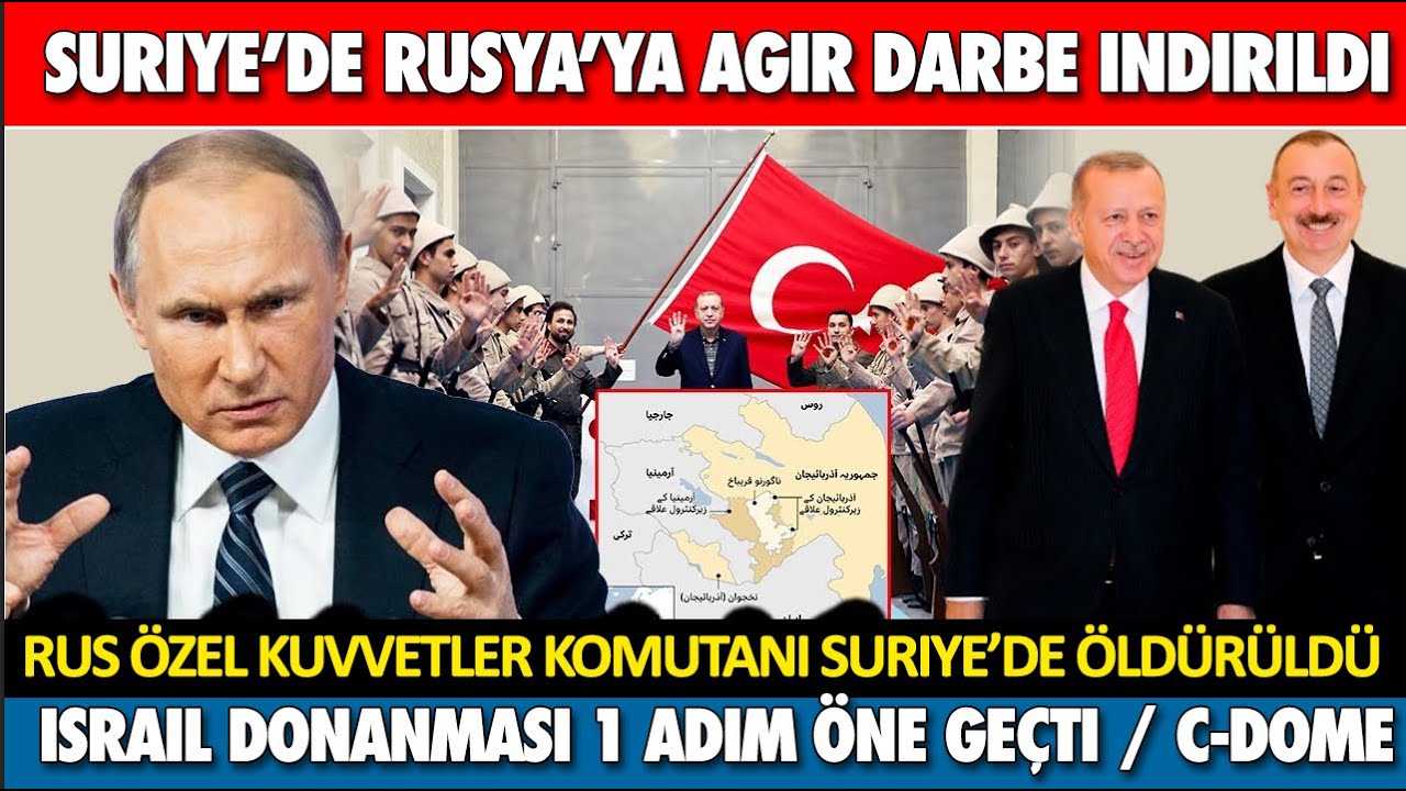 SURİYE'DE RUSYA'YA AĞIR DARBE ! RUS ÖZEL KUVVETLER KOMUTANI ÖLDÜRÜLDÜ ...