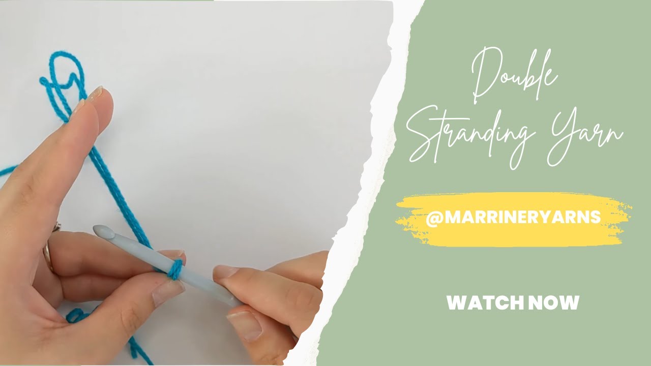 Christmas Crochet Packs EP 3 - How to Double Strand Yarn - YouTube