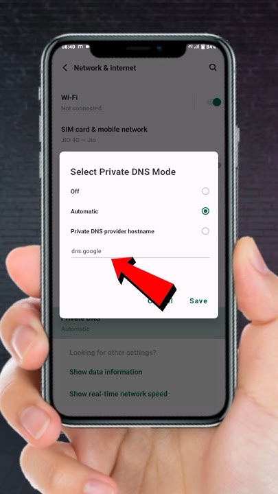 Fix private DNS server cannot be accessed #shorts - YouTube