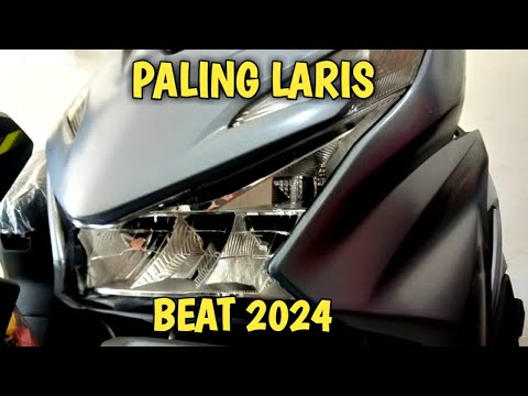 HONDA BEAT DELUXE TERBARU 2024 TIPE CBS ISS MATTE SILVER PALING LARISS ...