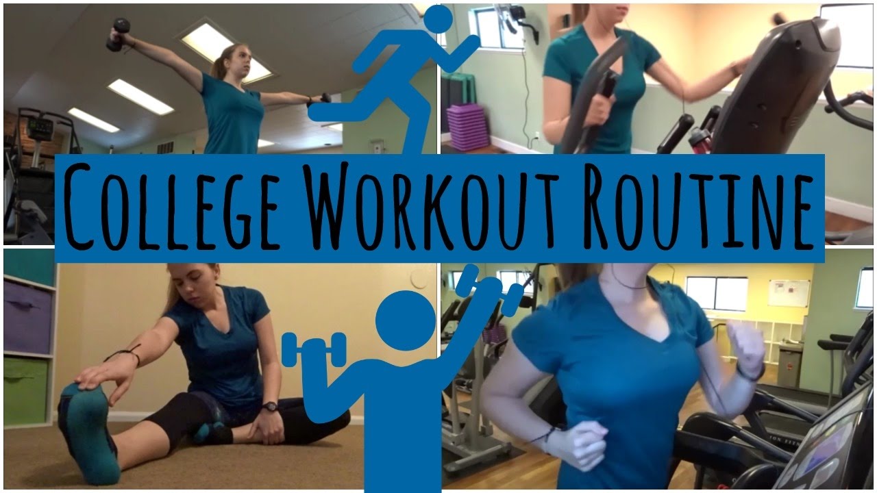 My College Workout Routine! - YouTube