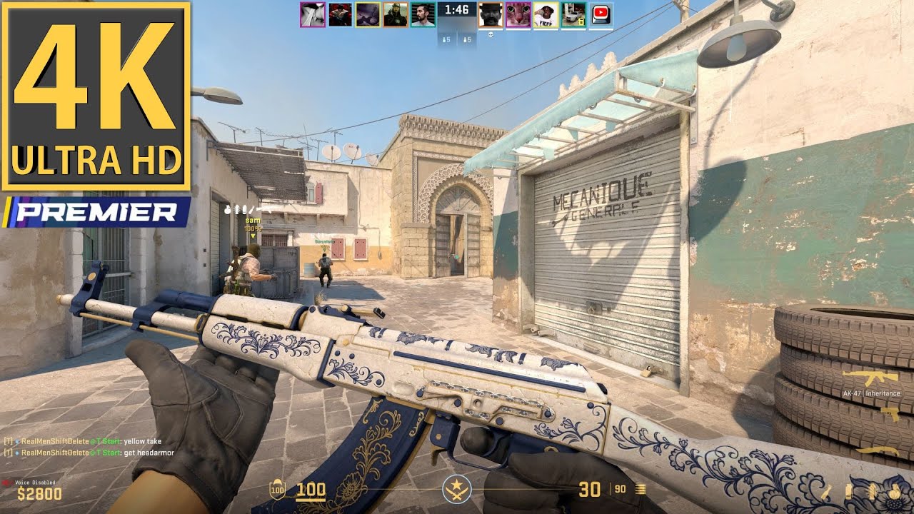 Counter Strike 2 Gameplay 4K (No Commentary) Ranked Premier #91. - YouTube