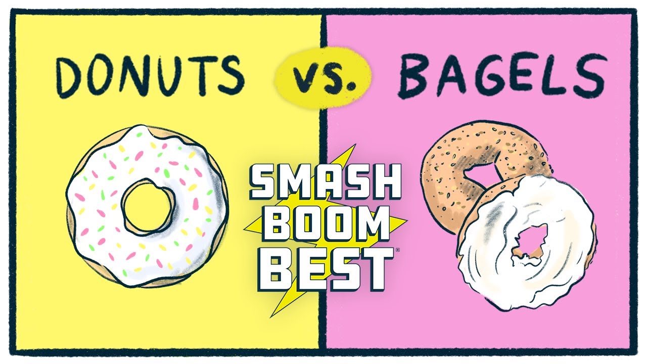 Smash Boom Best LIVE | Donuts Vs. Bagels | An Award-Winning Debate Show ...