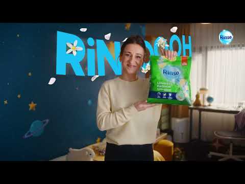 Rahat ol, Rinso var! Rinso Limon ve Karbonat giysilerde derinlemesine temizlik sağlar.