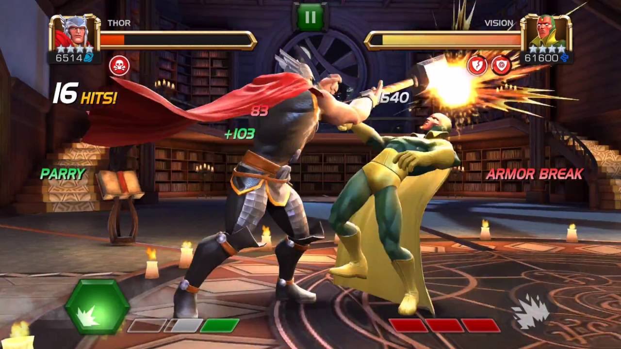[Realm of Legends] Thor vs Vision - Marvel Contest of Champions - YouTube