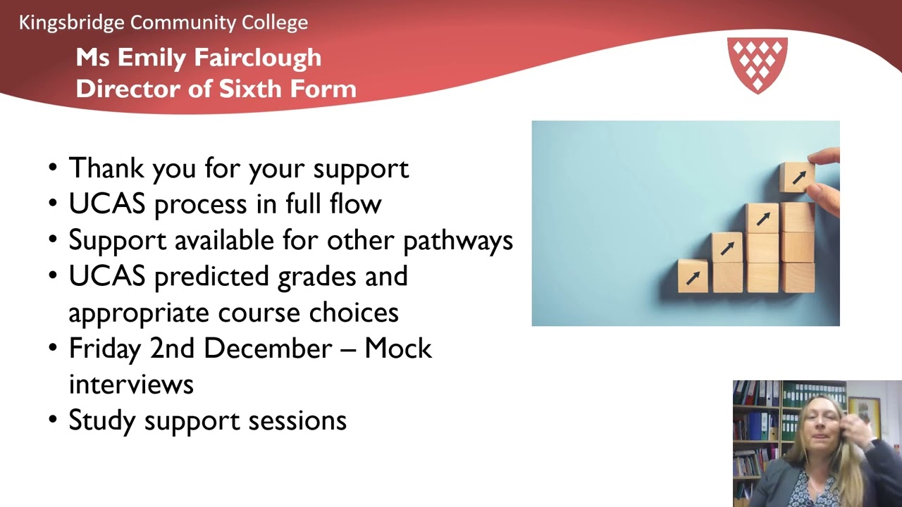 Ms Fairclough Presentation Y13 Parents Evening 2022 - YouTube
