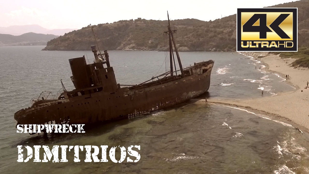 Shipwreck Klintholm - Dimitrios (4K) - YouTube