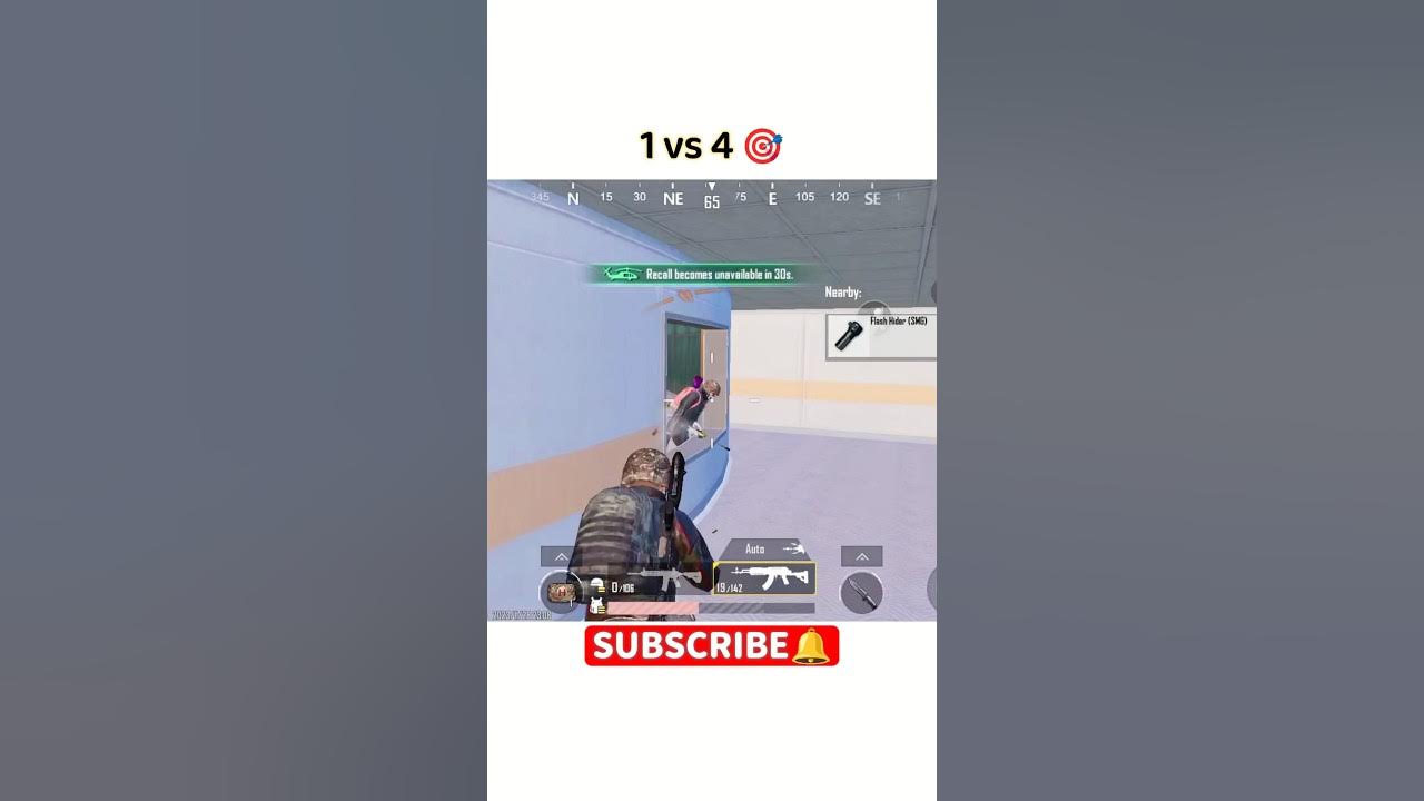 1 v 4 | BGMI GAMEPLAY - YouTube