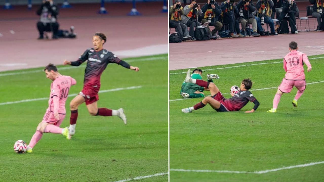 Inter Miami pass the ball to Lionel Messi 🤩 🇯🇵 Messi in Tokyo - YouTube
