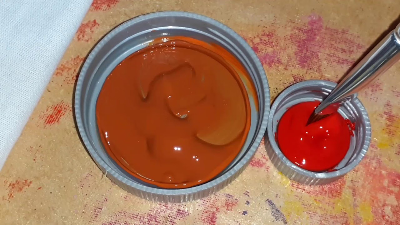 Como fazer a cor Telha - YouTube