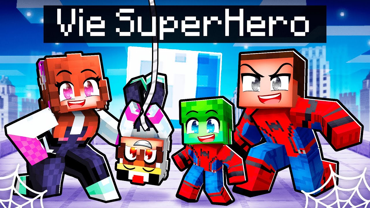 Avoir une vie de SUPER-HÉROS sur Minecraft ! - YouTube