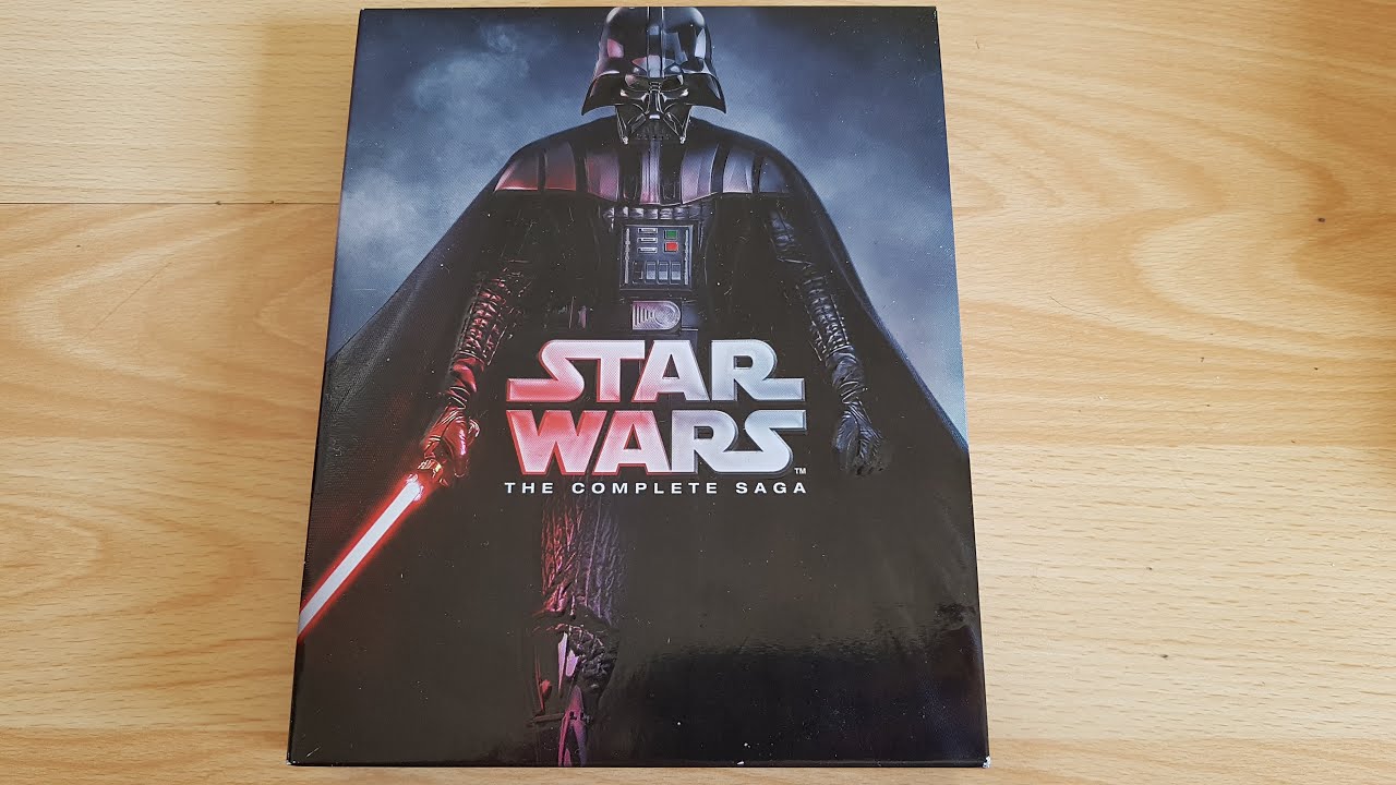 Star Wars The Complete Saga 1-6 Blu-Ray DVD Box Set - YouTube
