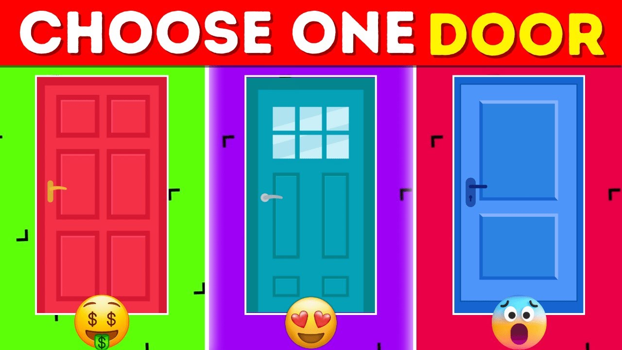 Choose One Door🚪| 2 GOOD and 1 BAD | Don't Choose The Wrong Door 🤔 ...