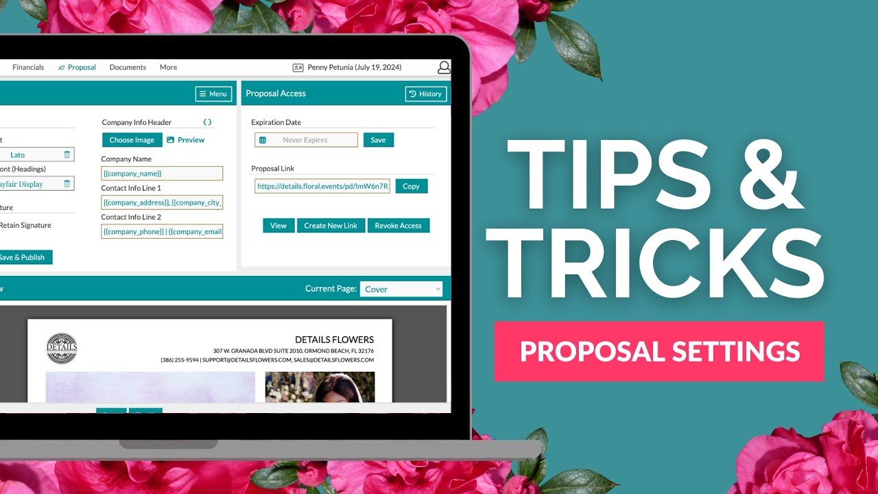 October Tips & Tricks: Proposal Settings - YouTube