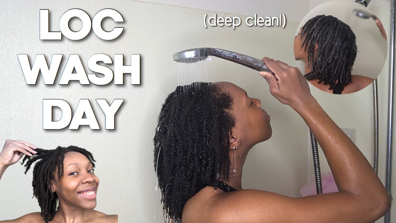 My Loc WASH DAY ROUTINE (deep cleaning) | remove buildup - YouTube