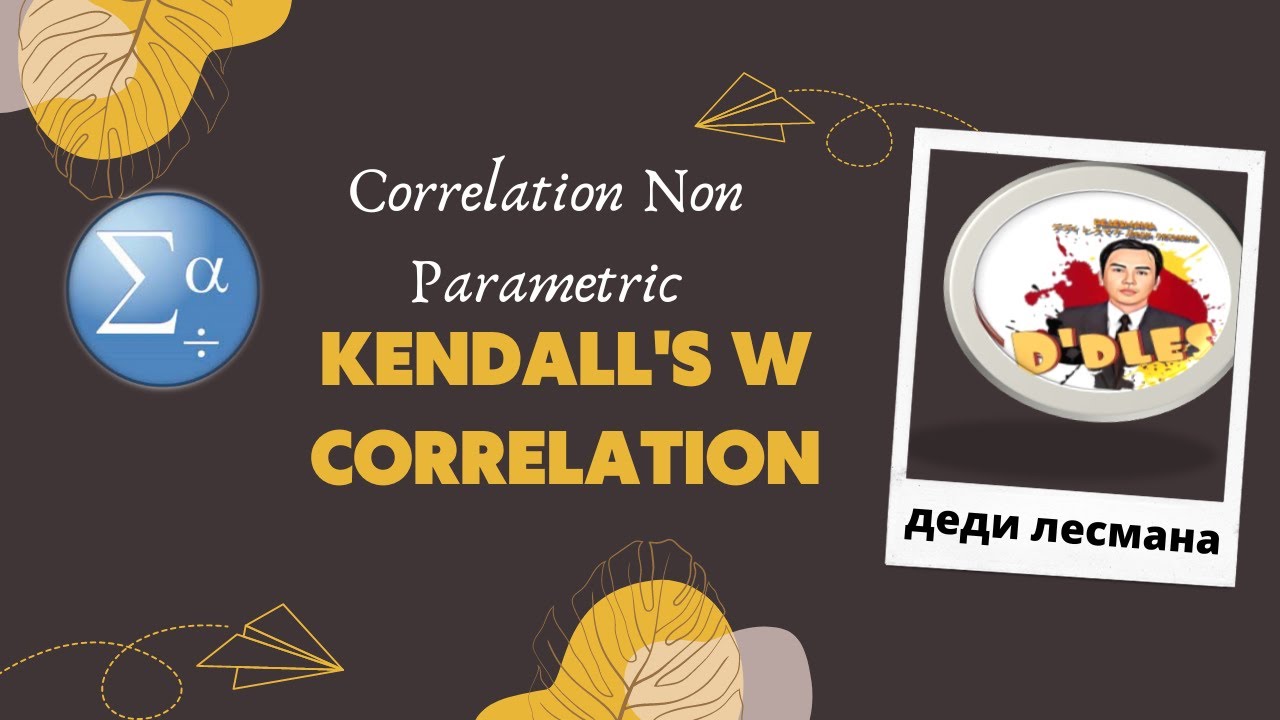 Kendall's W Test in SPSS - YouTube