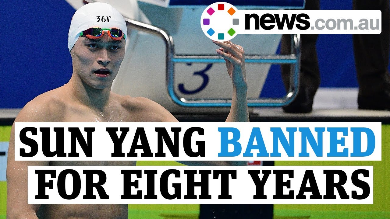 Sun Yang guilty: Swimmer banned for eight years after doping offence ...
