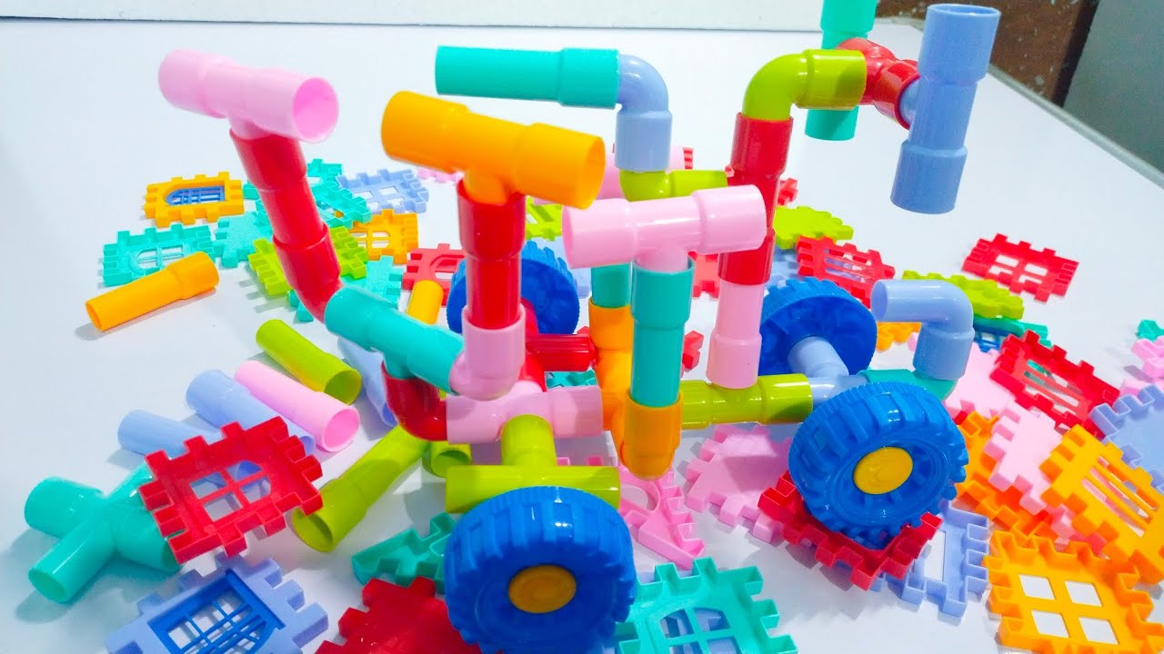 blocks house ASMR vedio | satisfying building blocks ASMR vedio | DIY ...