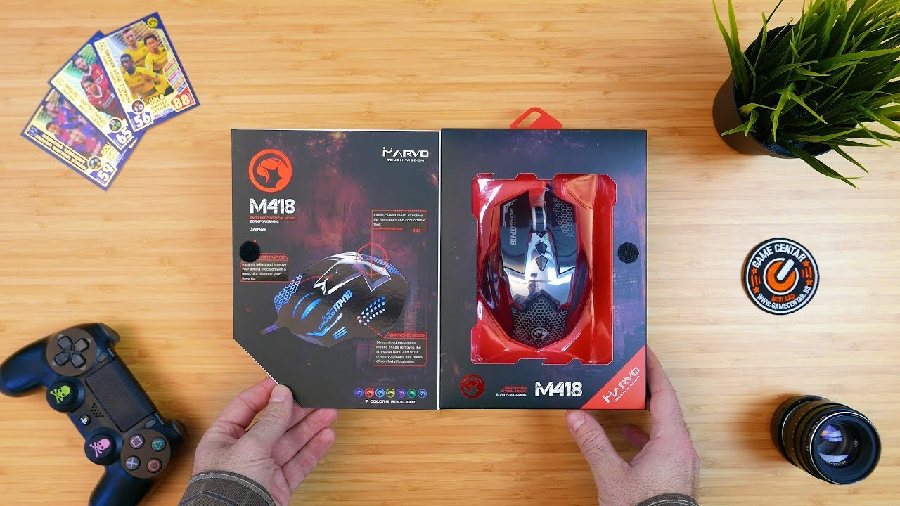 Marvo M418 GAMING MOUSE - UNBOXING - 4K - YouTube