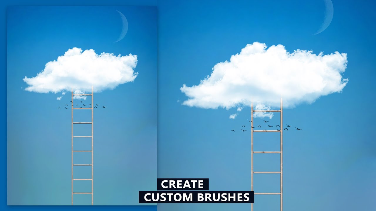 How to make custom brushes in Adobe Photoshop Tutorial for beginners ...