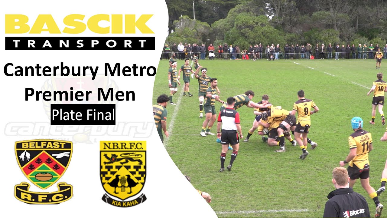 Bascik Transport Canterbury Metro Premier Men's Plate Final - New ...