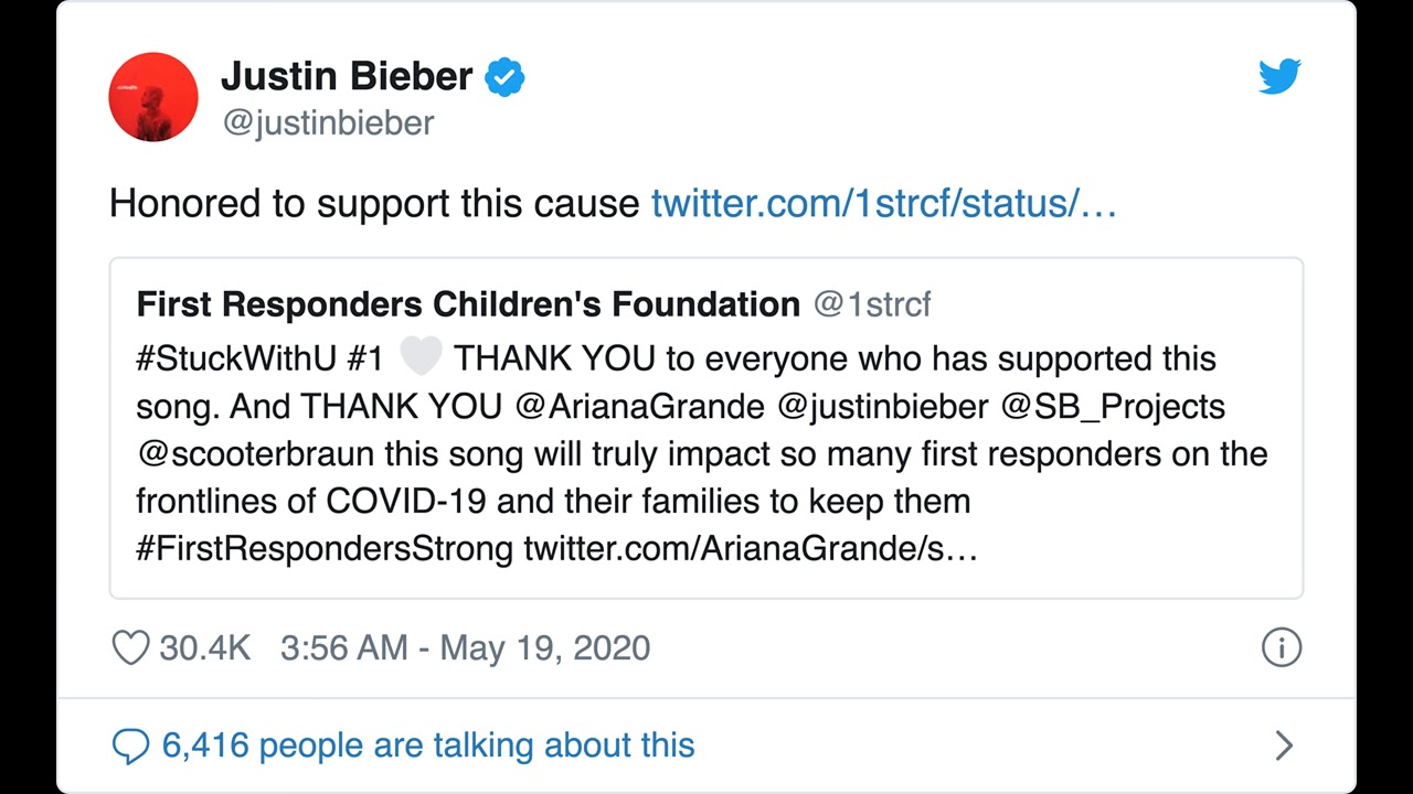 Tweets from Justin Bieber - May 2020 - YouTube