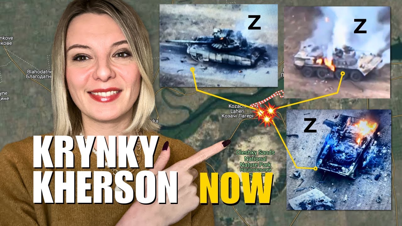BREAKDOWN OF RUSSIAN ATTACKS ON THE KRYNKY BRIDGEHEAD, KHERSON. Vlog ...