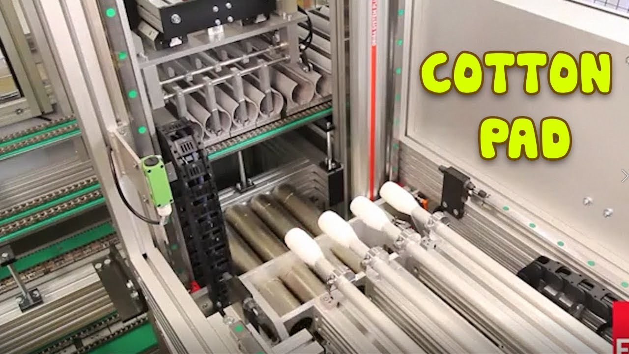 Cotton Pad Production Machine || Cotton Pad Packaging Machine || How ...