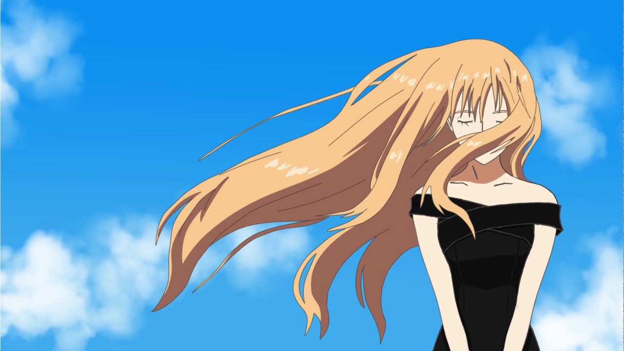 Woman's hair 2D animation - YouTube