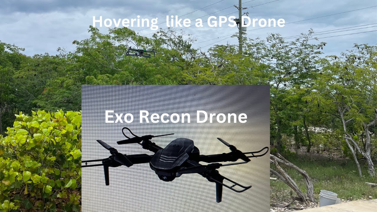 Exo Recon drone hovers like a GPS drone - YouTube