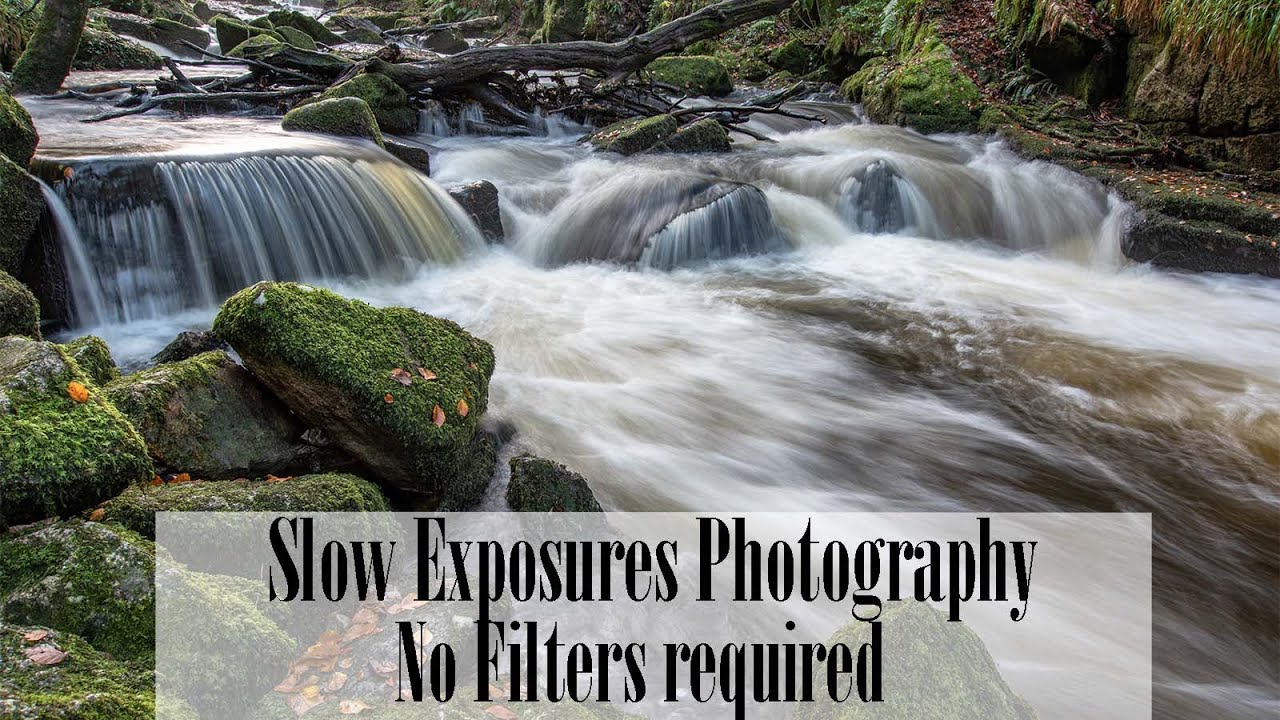 Slow exposure photography, No filters required at Golitha Falls. - YouTube